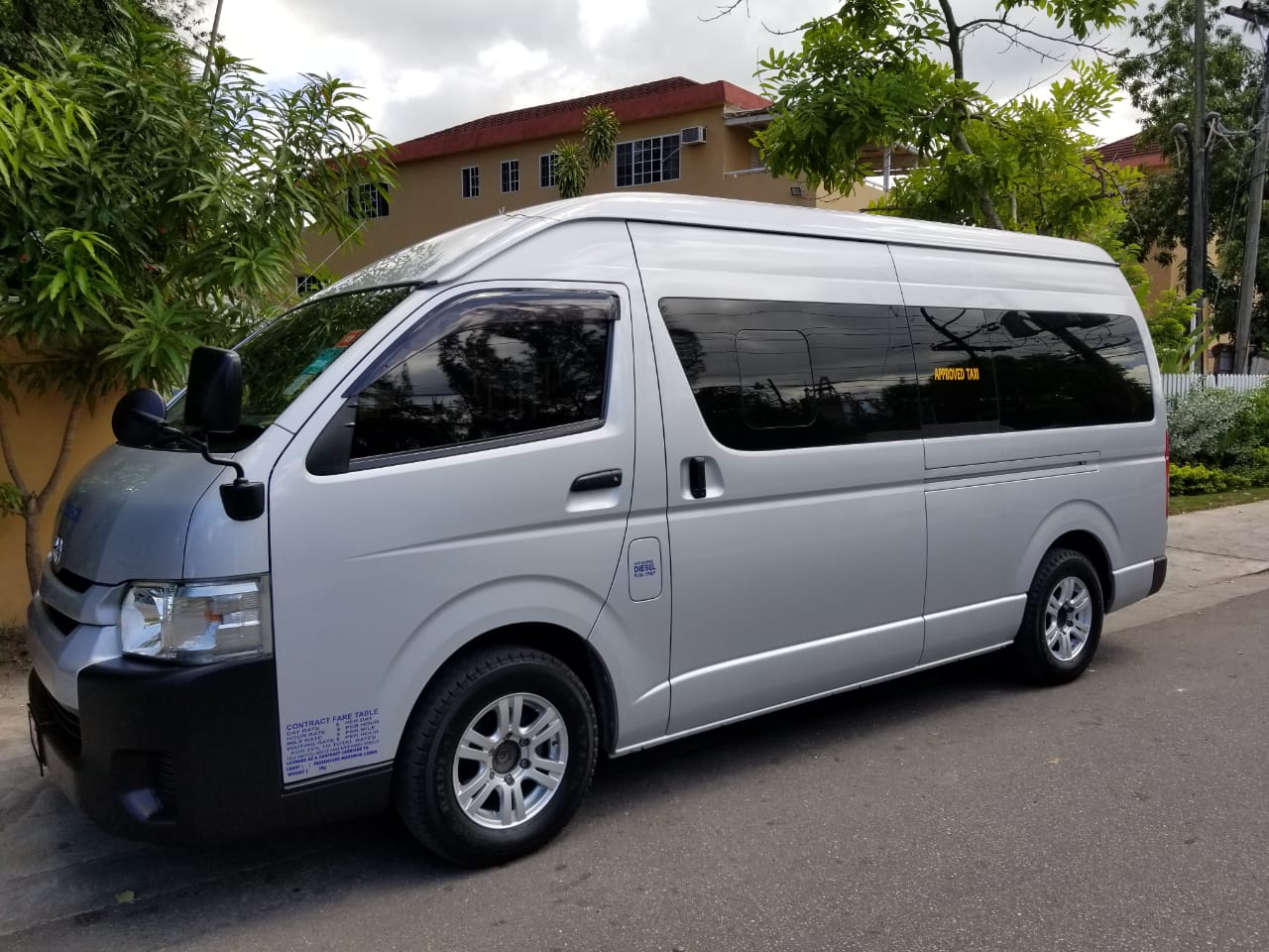 Private 15 Passenger Minivan & Driver Port Montego Bay - Daina Taxi ...